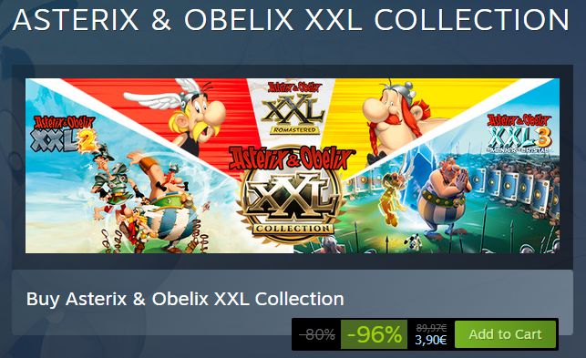 Asterix & Obelix XXL Collection on Steam (96% off)