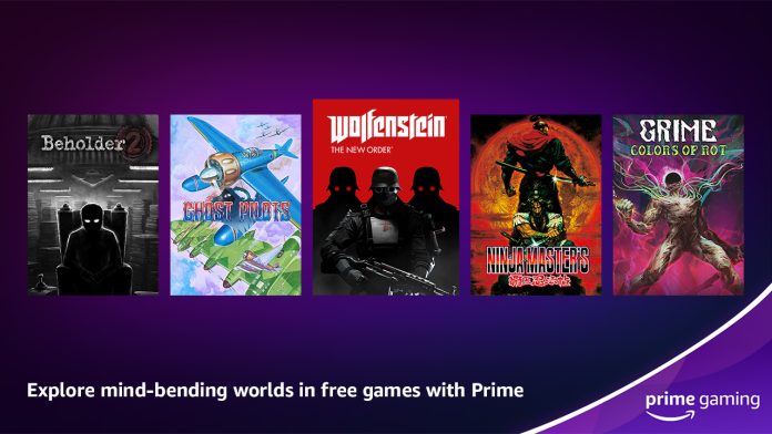 Free Games w/ Amazon Prime Gaming (Wolfenstein and more)
